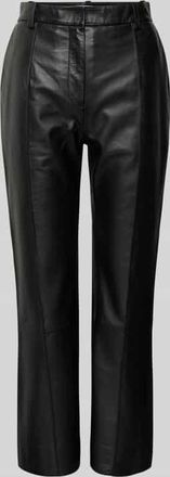 Victoria Beckham Stoffhose in Leder-Optik