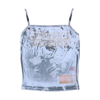 Diesel Denim Baumwolle Top Hergestellt in BG - - Tops - Damen - Blau - XS