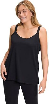 Ulla Popken Spaghetti-Top t-Shirts, Schwarz, 56-58 Femme