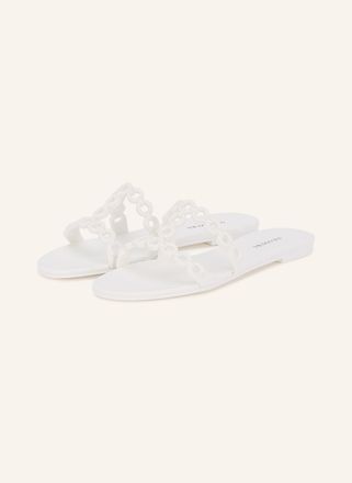 Aquazzura Aquazzura Pantoletten Infinity Chain weiss