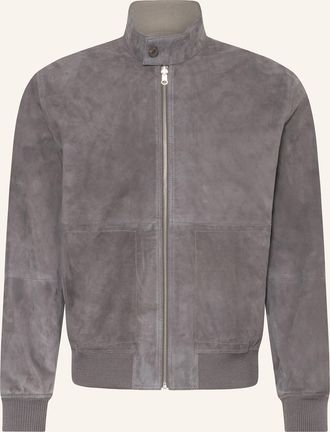 Arma Arma Lederblouson Baron Zum Wenden grau