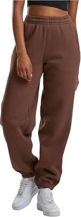 Urban Classics Tb7107-ladies Fluffy Sweatpants Pantalon de surv&ecirc;tement, Marron Chocolat, 4XL Femmes