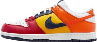 Nike Nike Homme Dunk Low JP Fashion-Sneakers, Midnight Navy Varsity Maize Varsity Red, 38.5 EU