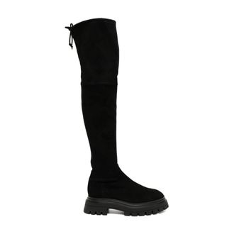 Stuart Weitzman Overknee-Stiefel - - Shoes - Damen - Schwarzk - 39 1/2 EU