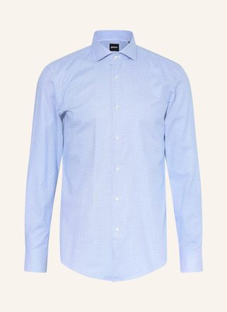 HUGO BOSS Hemd Hank Slim Fit blau