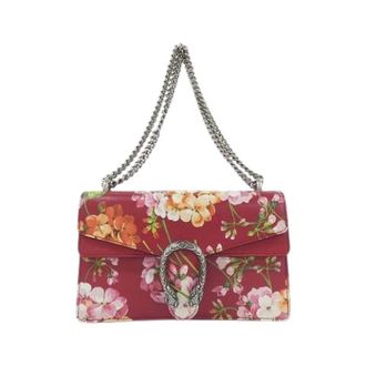 Gucci Sac bandouli&egrave;re en cuir Dionysus Bloomsprint Pre-owned - Femme - Pre-owned - Rouge - Taille: ONE Size