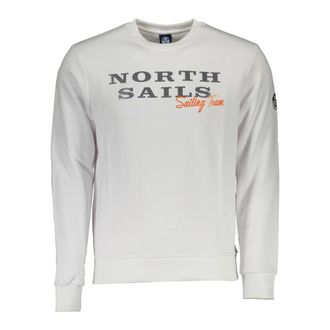 North Sails Wei&szlig;er Langarm-Crewneck-Sweatshirt - - Sweatshirts & Hoodies - Herren - Wei&szlig; - 2XL