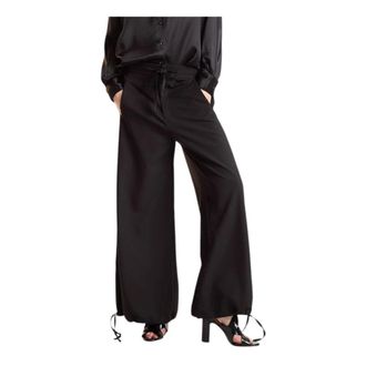 Cynthia Rowley Damen, Hosen, Schwarzk, LGr&ouml;&szlig;e