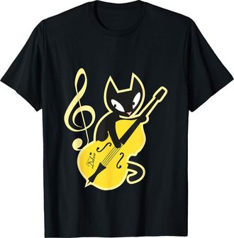 Pussy Deluxe Music Cat T-Shirt