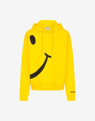 Moschino Sweatshirt aus Bio-Baumwolle Smiley - Gelb