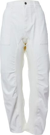 Stella McCartney pantalon en coton - Blanc
