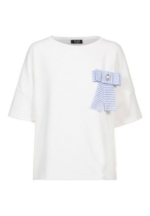Tuzzi Nero T-Shirt mit Schleifendetail