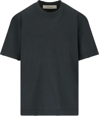 Golden Goose Homme, Tops, Noir, Taille: M T-Shirt avec Logo Invers&eacute;