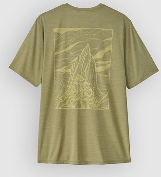 Patagonia Cap Cool Daily - Cloud Crag T-Shirt lt gmt grn xd