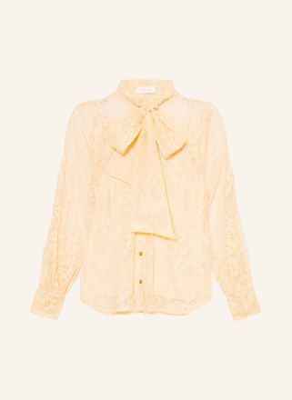 Zimmermann Schluppenbluse Valiant Aus Spitze beige