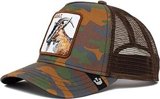 Goorin Brothers Clay Henry G.O.A.T. Ziege Brown A-Frame Adjustable Trucker Cap - One-Size