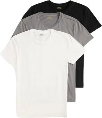 Ralph Lauren Homme, Tops, Multicolore, Taille: XL Lot de 3 T-shirts &agrave; Manches Courtes