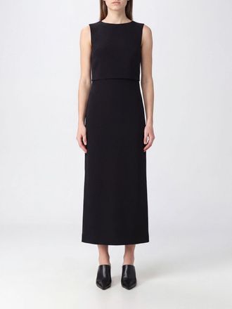 Jil Sander Asymmetrisches Top aus Schurwolle mit schulterfreiem Design und Rundhalsausschnitt
