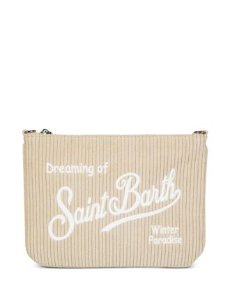 MC2 Saint Barth Parisienne corduroy make-up bag - Tons neutres