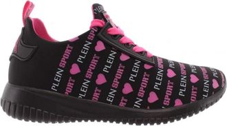 Plein Sport Femme, Sport, Rose, Taille: 36 EU Baskets de course noires Fuxia