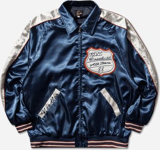 Needles Men s Stadium Jacket Navy