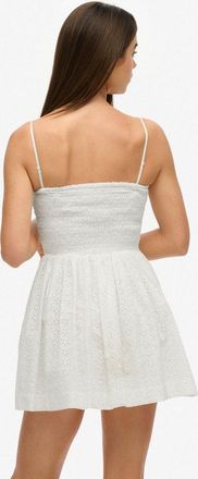 Superdry Sommerkleid BRODERIE CAMI MINI DRESS mit sch&ouml;ner Lochstickerei
