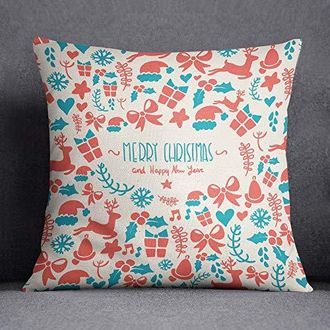 Questo Casa Dekorativer Kissenbezug, Kissenbezug, Heimdekoration, für Sofa, Café, Größe: 45 x 45 cm - entworfen und hergestellt in Türkiye