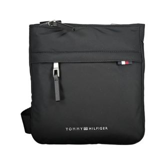 Tommy Hilfiger Polyester Schultertasche - - Bags - Herren - Schwarzk - ONE SIZE