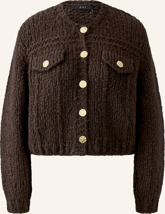 Oui Strickjacke braun