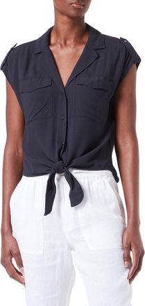 s.Oliver Damen Mouwloze Blouse Bluse rmellos, Navy, 44 EU