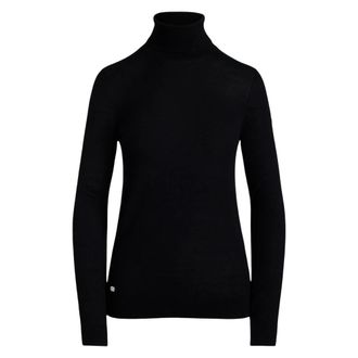 Ralph Lauren Femme, Pulls, Noir, Taille: 38 FR Pull long noir Zoey