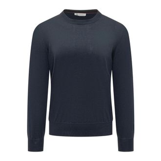 Brunello Cucinelli Rundhalspullover - - Knitwear - Herren - Blau - XL