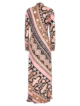 Emilio Pucci Womens Multicolor Viscose Long Dress