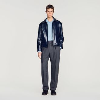 Sandro Lederjacke