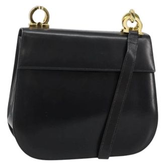 Ferragamo Pre-owned Leder Schultertasche - - Pre-owned - Damen - Schwarzk - ONE SIZE