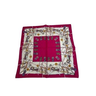 Celine Foulard en soie Pre-owned - Femme - Pre-owned - Rose - Taille: ONE Size