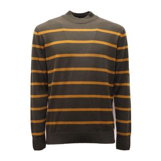 Scotch & Soda Maglia Lupetto a Righe - - Knitwear - Herren - Gr&uuml;n - M
