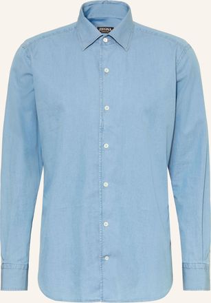 Ermenegildo Zegna Zegna Hemd Comfort Fit blau