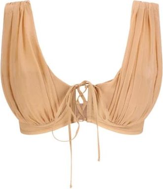 Giuseppe Di Morabito Femme, Tops, Beige, Taille: 40 FR Reggiseno/Bra