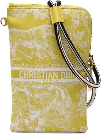 Dior Hobo Bags - Technical Fabric Embroidered Toile De Jouy DiorTra - Gr. unisize - in Gelb - f&uuml;r Damen