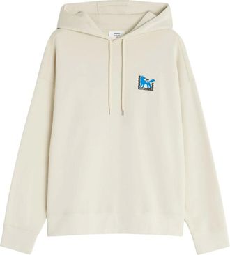 Maison Kitsun&eacute; Homme, Sweatshirts et sweats &agrave; capuche, Beige, Taille: L SweaT-shirts &agrave; capuche