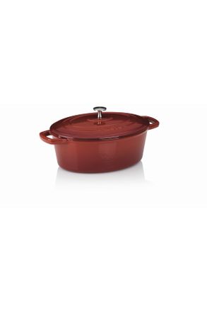 KELA Br&auml;ter Calido, Rot, Metall, 4 L, oval, 23x11x29 cm, Kochen, T&ouml;pfe, Br&auml;ter
