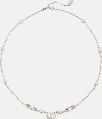 Valentino Collier Ovalette &agrave; ornements Swarovski