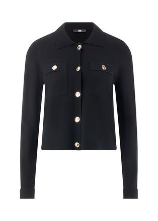 Riani Strickjacke mit Hemdkragen