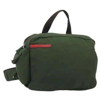 Prada unisex, Pre-owned, Vert, Taille: ONE Size Sac &agrave; dos vintage doccasion