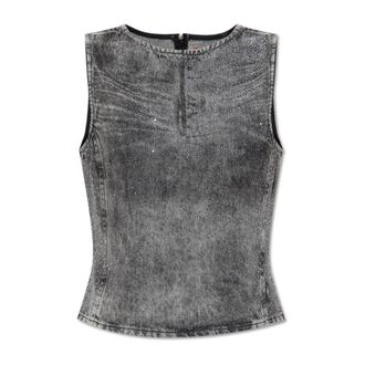 Diesel Top De-Pinar-S - - Tops - Damen - Grau - S
