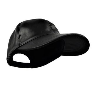 Zerimar Casquette en Cuir véritable | Casquette Style Jocker Unisexe | Casquette élégante et résistante pour Homme et Femme | Idéale Toute lannée Couleur Noir