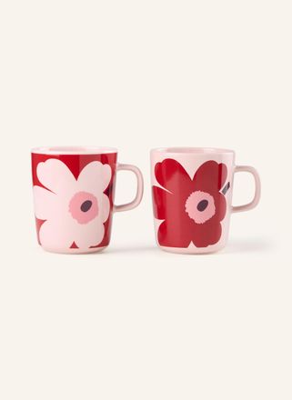 Marimekko 2er-Set Henkelbecher Juhla pink