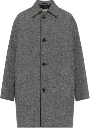 Marni Manteau &agrave; simple boutonnage - Homme - Manteaux - Gris - Taille: M