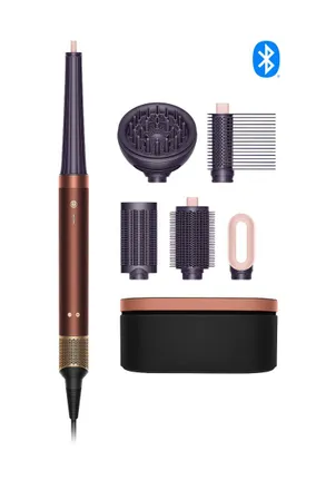 Dyson Multi-Styler Airwrap Co-Anda2x - Multi-Stylers - - Cheveux Boucl&eacute;s &Agrave; Fris&eacute;s (Prune/Cuivr&eacute;)